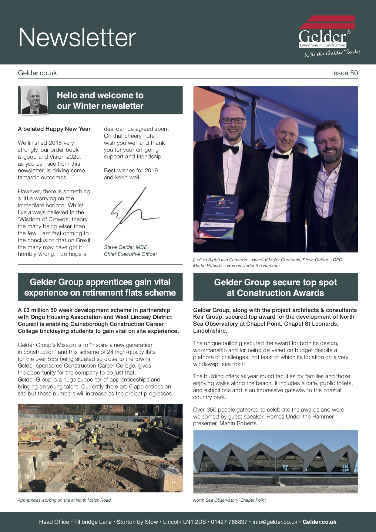 Gelder Group Newsletter – Issue 50 | Gelder Group