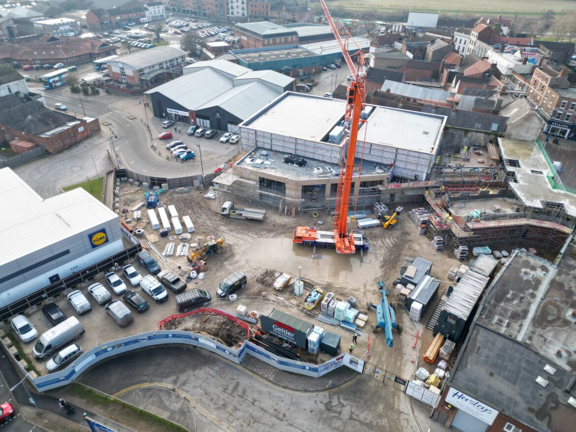 Crane Reaches New Heights at Gainsborough’s Savoy Cinema Development ...