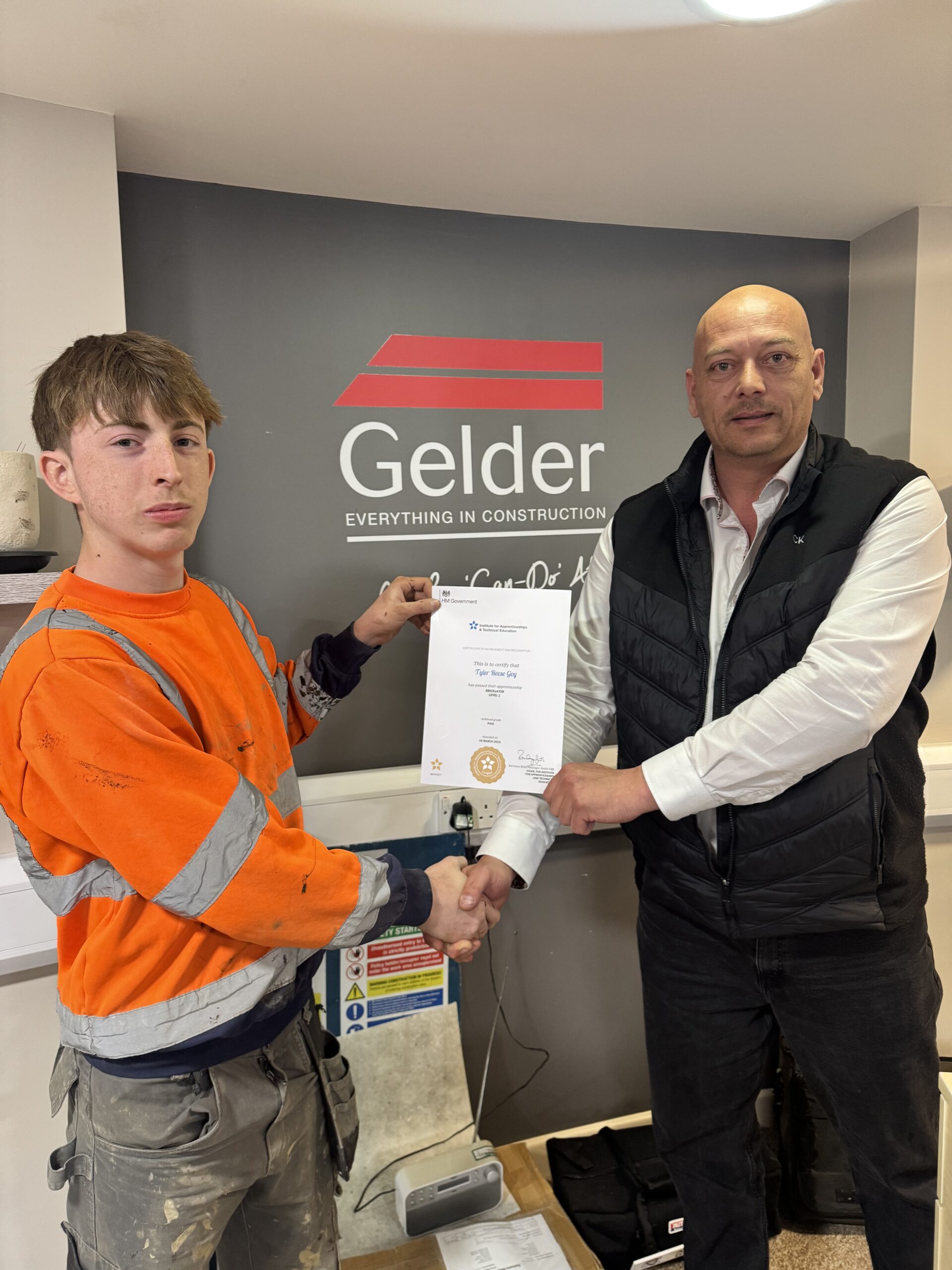 From Apprentice to Tradesman: Tyler’s Bricklaying Journey | Gelder Group